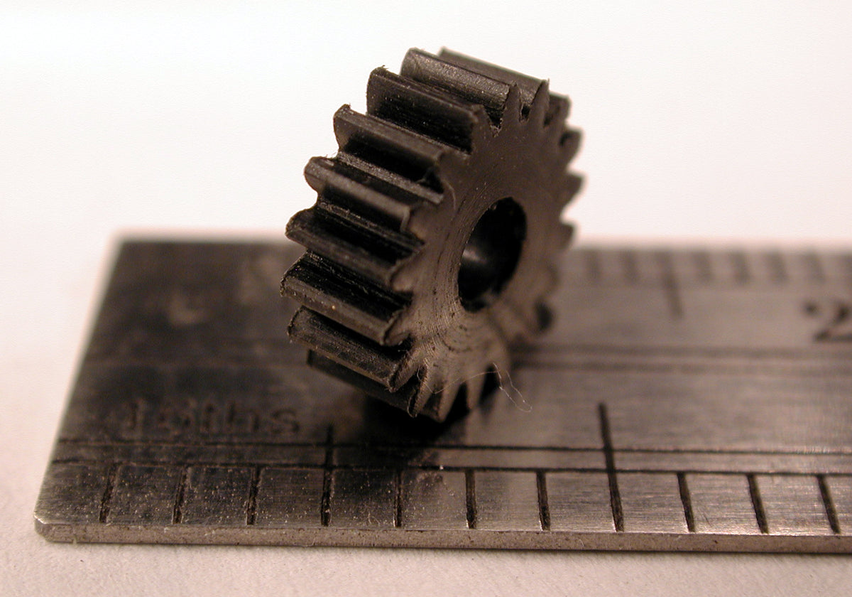 Worm Gear, 0.4mod x 18 Teeth x 8.0mm OD x 0.118" Face x 2.5mm Bore, De ...