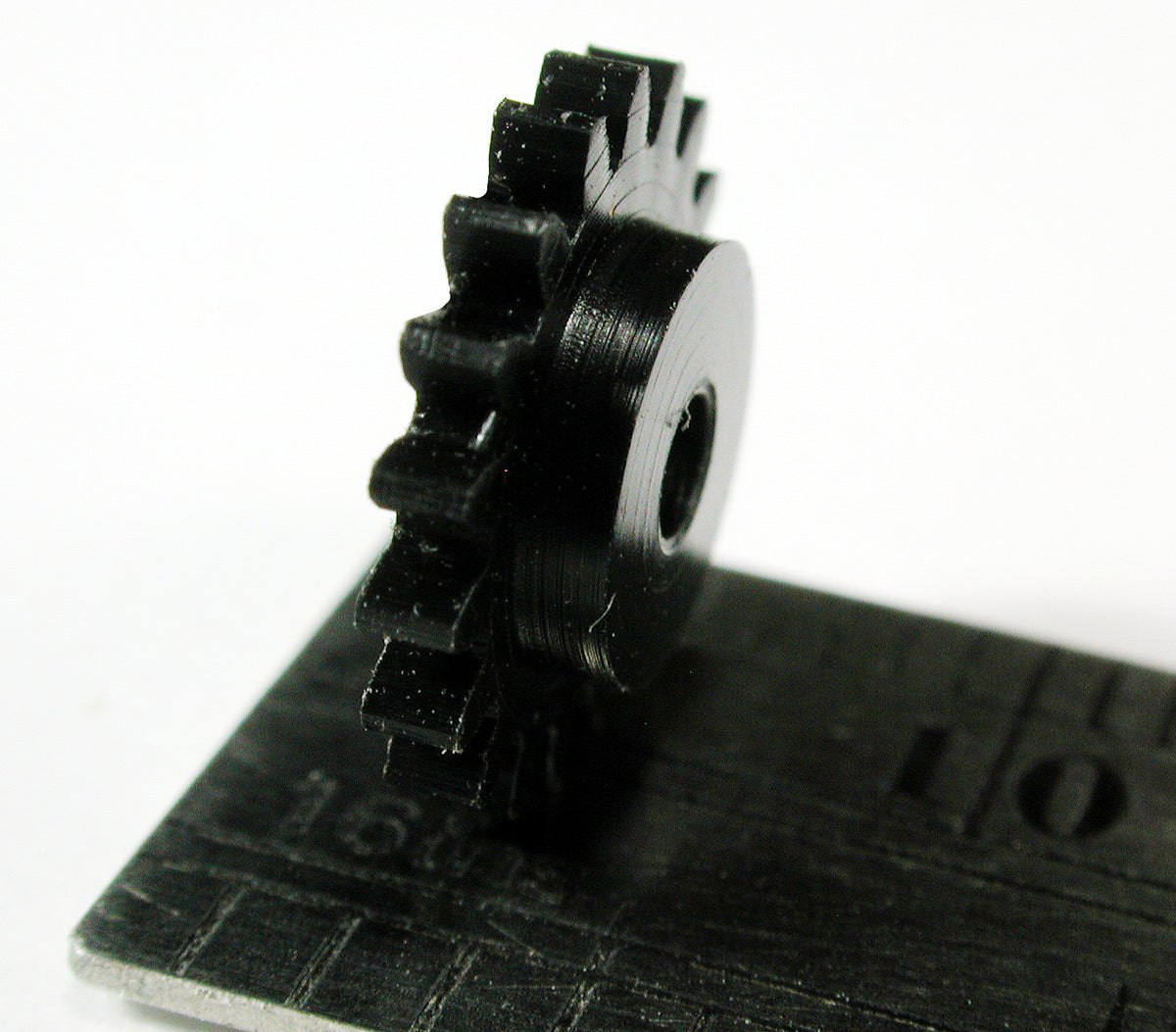 Spur Gear, 0.5mod x 18 Teeth x 10.0mm OD x 0.053" Face x 2.0mm Bore, D ...