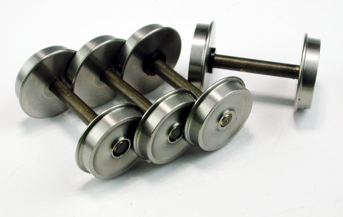 HO Scale Wheelset, 40"/110, 3/32" x 0.797" Flush Axle (4/pkg ...