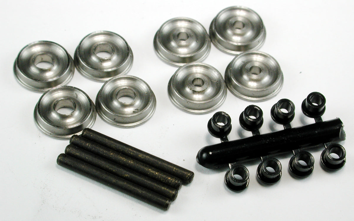 HO Scale Wheelset, 30"/88, 2.0mm x 0.751" Flush Axle (4/pkg ...
